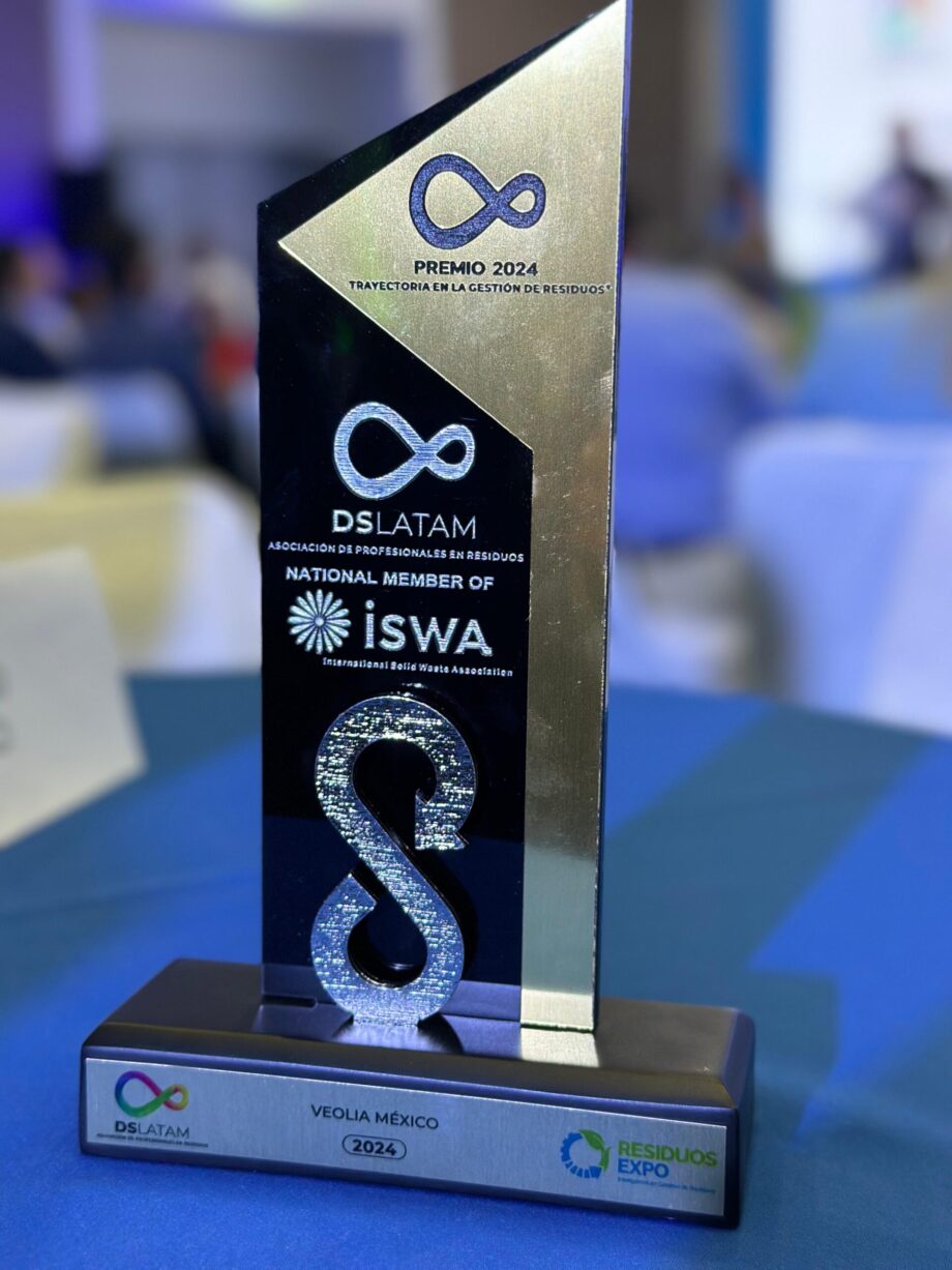 Veolia es galardonada con el “Premio a la trayectoria en la gestión de ...
